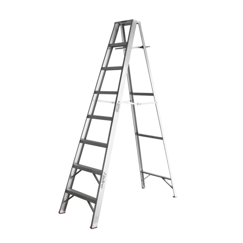 Escalera Tipo Tijera Aluminio Premium 14 Tramos Aladino - 212global