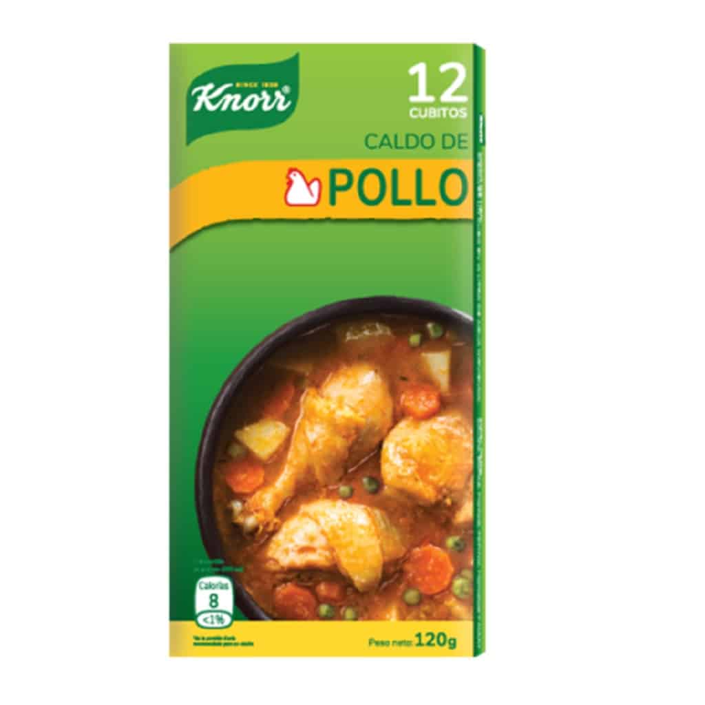 Cubitos de Pollo Deshidratado Knorr 12 Unidades - 212global