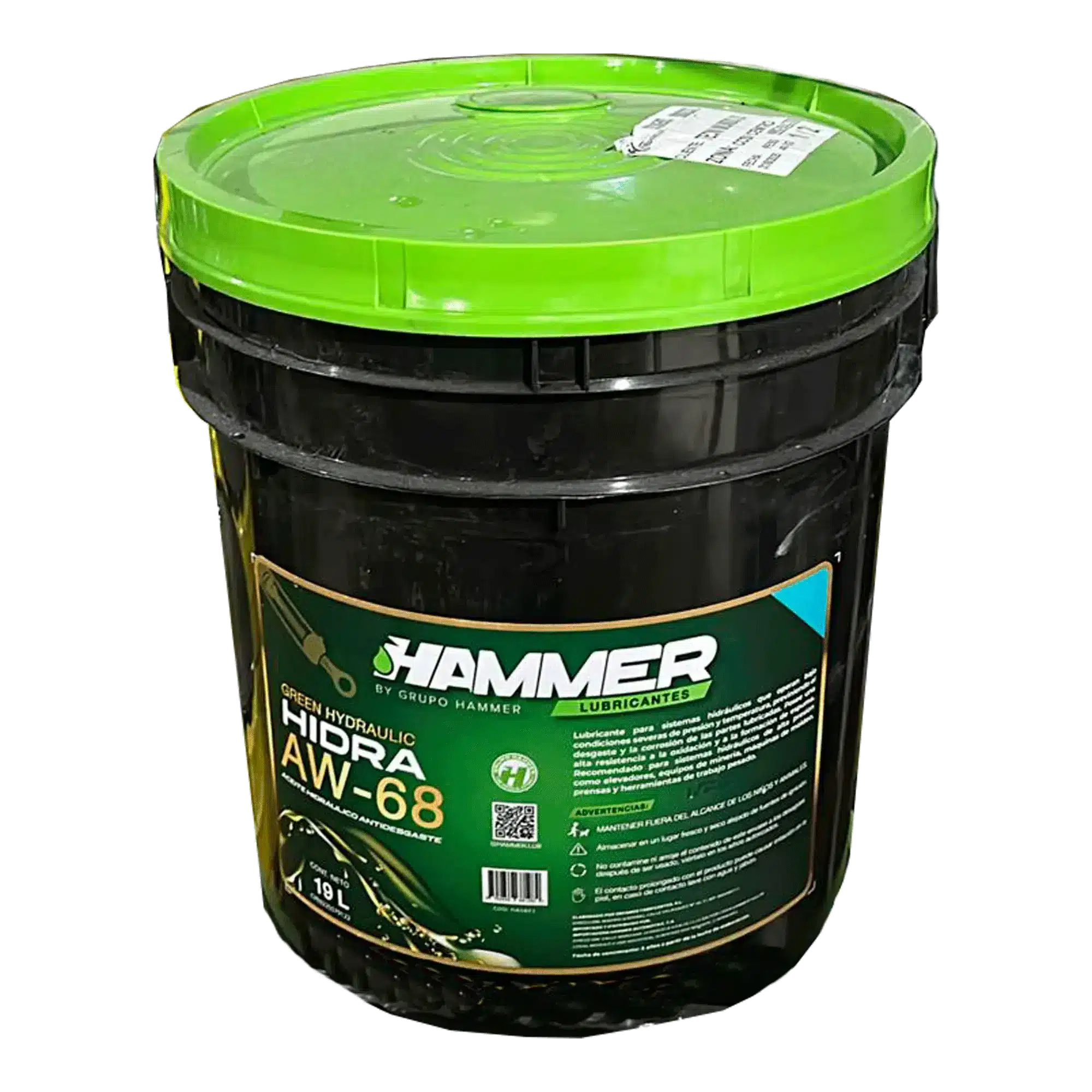 Aceite Hidráulico AW 68 Hammer Automotriz Green Hidra 19Lts - 212global